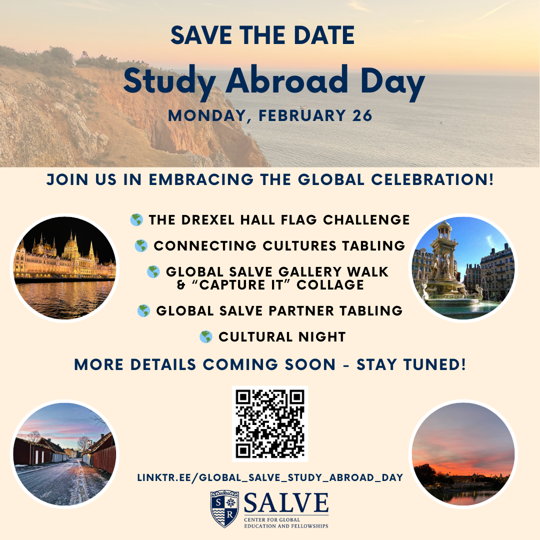 An Option for Each Student: Study Abroad Day at Salve Regina University ...